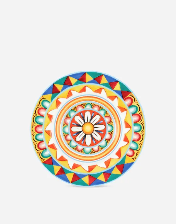 Dolce & Gabbana Set 2 Soup Plates In Fine Porcelain