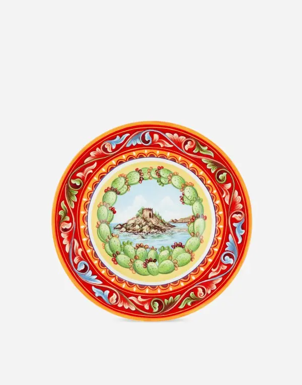 Dolce & Gabbana Set 2 Soup Plates In Fine Porcelain