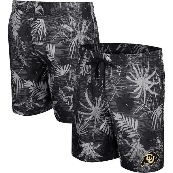 COLOSSEUM Colorado Buffaloes What Else Is New Swim Shorts - Black