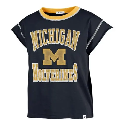 '47 Michigan Wolverines Sound Up Maya Cutoff T-shirt