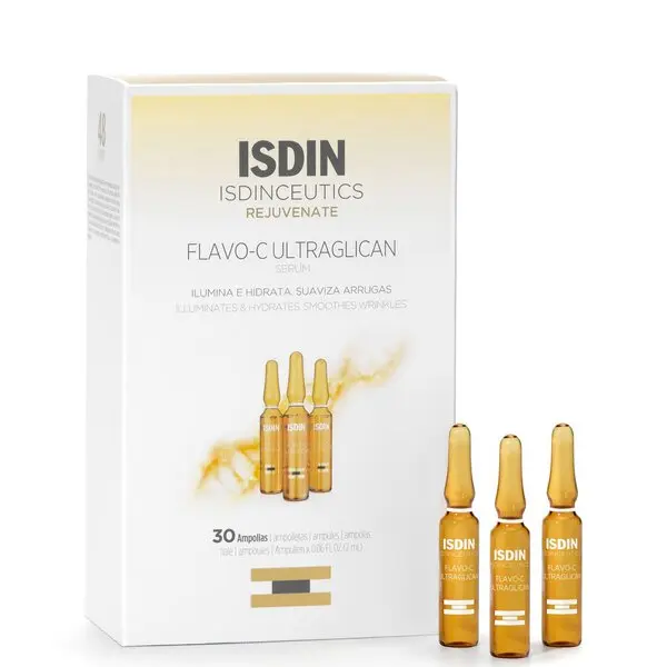 ISDIN Ceutics Flavo-c Ultraglican Serum Ampoules 30 Ampoules - One-color