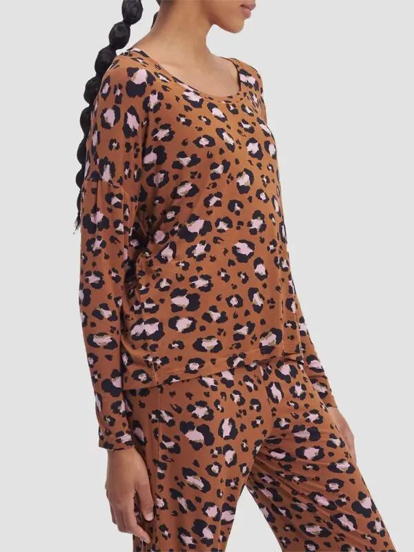 UGG Ecovero Jersey Printed Pajama Set