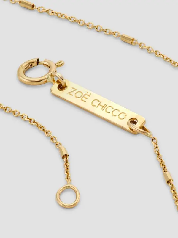 Zoe Chicco 14k Yellow "fearless" Pendant Necklace