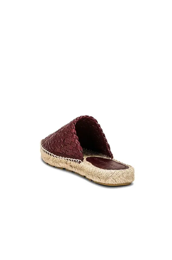 Bottega Veneta Open Back Espadrille - Merlot