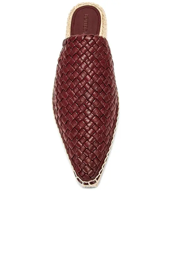 Bottega Veneta Open Back Espadrille - Merlot