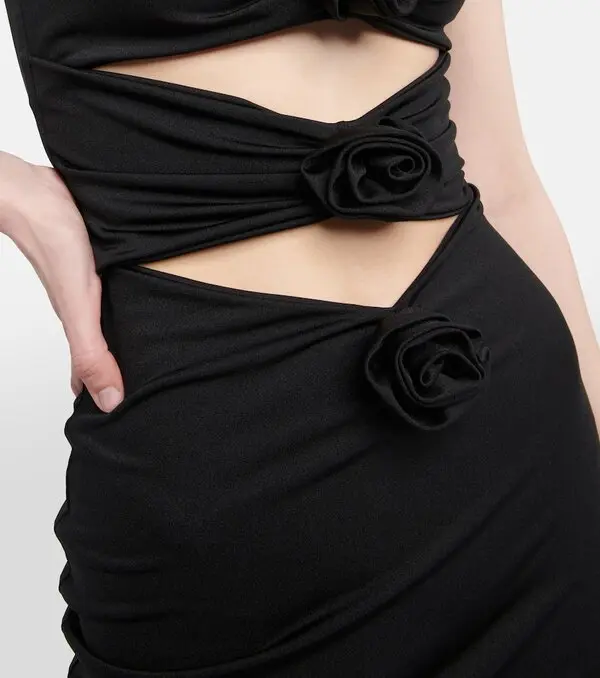 Giuseppe Di Morabito Corsage Cutout Crêpe Minidress