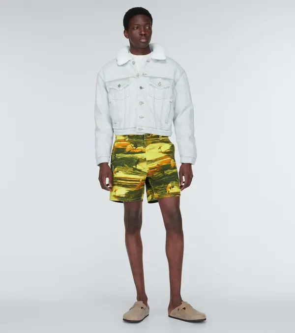 ERL Printed Cotton Shorts