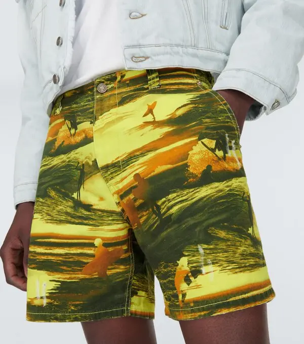 ERL Printed Cotton Shorts