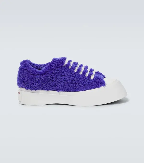 Marni Pablo Fuzzy Low-top Sneakers
