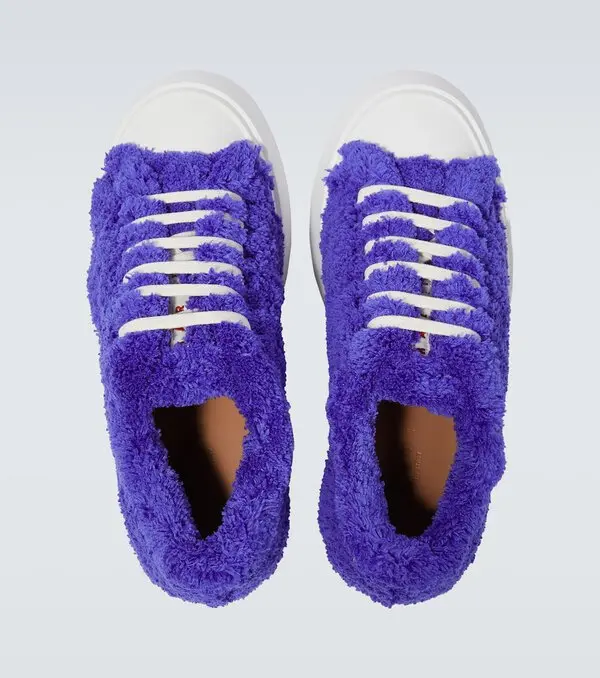 Marni Pablo Fuzzy Low-top Sneakers