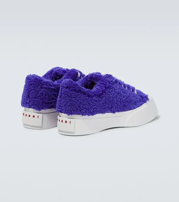 Marni Pablo Fuzzy Low-top Sneakers