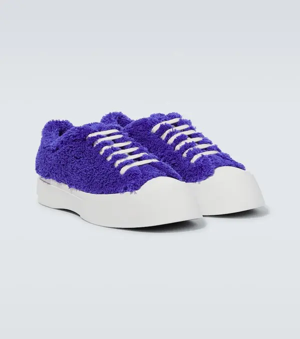 Marni Pablo Fuzzy Low-top Sneakers