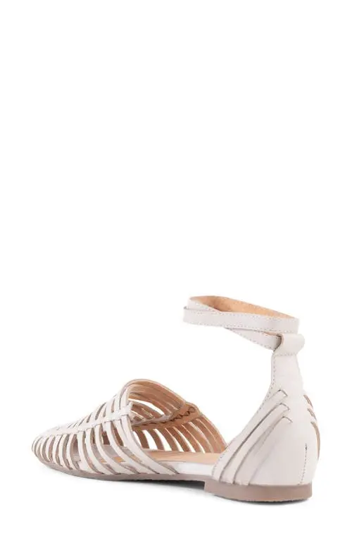 Seychelles Trinket Ankle Strap Flat - Off White