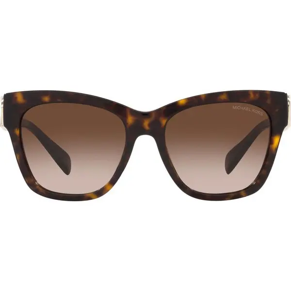 Michael Kors Empire 55mm Gradient Cat Eye Sunglasses - Dk Tort