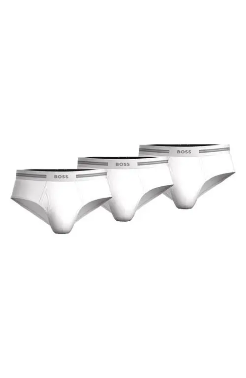BOSS 3-pack Traditional Cotton Briefs - White