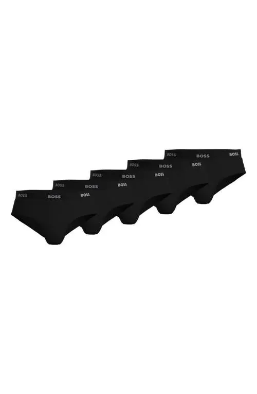 BOSS 5-pack Authentic Cotton Briefs - Black