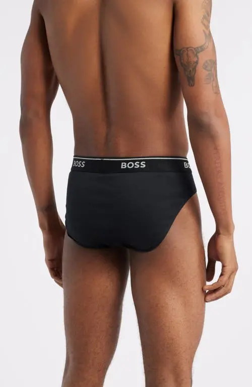 BOSS 3-pack Assorted Classic Cotton Briefs - Black