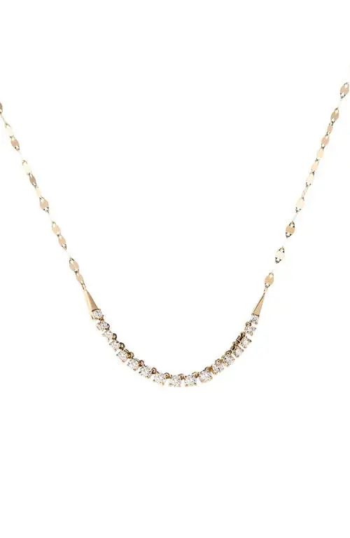 Lana Jewelry Graduating 14k Gold Diamond Tennis Necklace - Yellow Gold