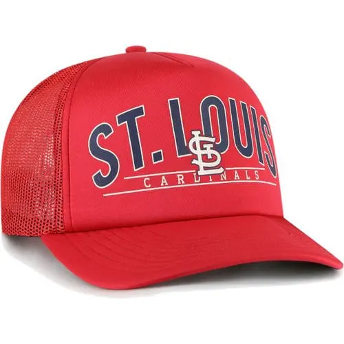 '47 St. Louis Cardinals Backhaul Foam Trucker Snapback Hat
