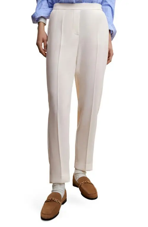 Mango Flowy Straight-leg Suit Trousers