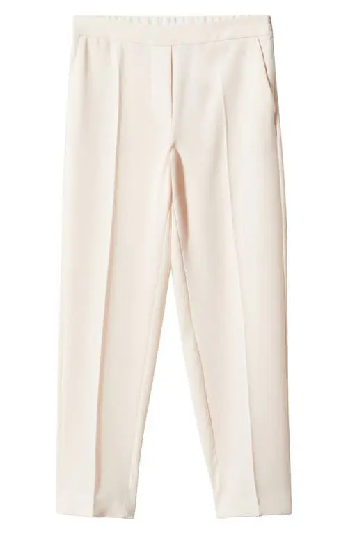 Mango Flowy Straight-leg Suit Trousers