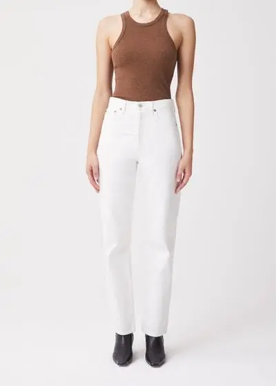 AGOLDE 90's Pinch Waist High Rise Straight Jeans
