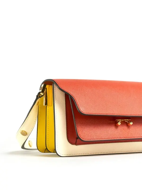 Marni Trunk Leather Shoulder Bag