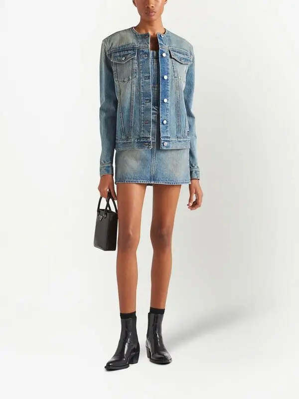 Prada Denim Blouson Jacket