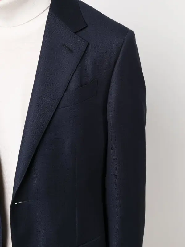 Zegna Notched-lapels Wool Blazer