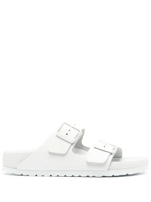 BIRKENSTOCK Arizona Leather Slides - White