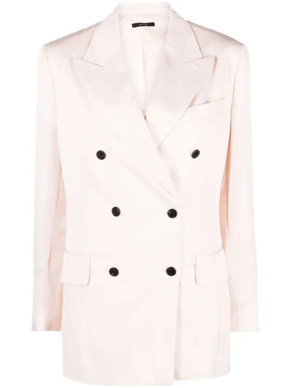 TOM FORD Double-breasted Blazer - Pink