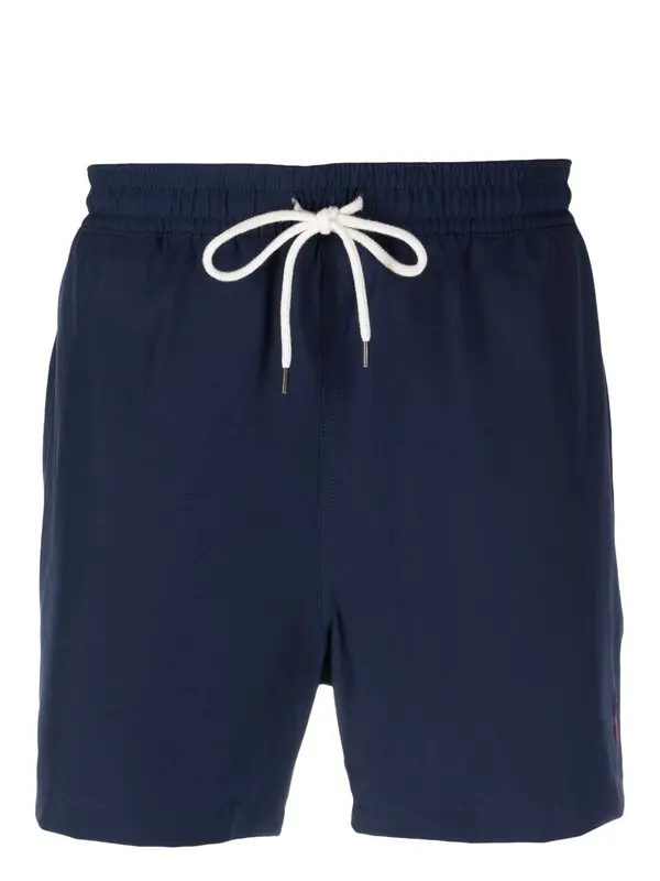 Polo Ralph Lauren Logo-embroidered Swim Shorts - Blue