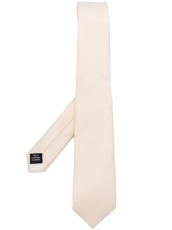 Tagliatore Pointed-tip Neck Tie - Neutrals