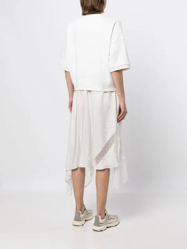 Goen.j Layered Lace-trimmed Midi Dress