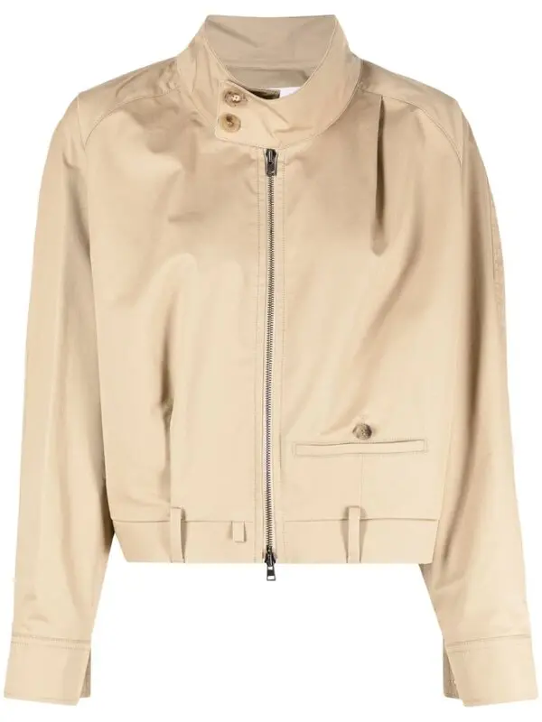 Goen.j Trouser-motif Bomber Jacket