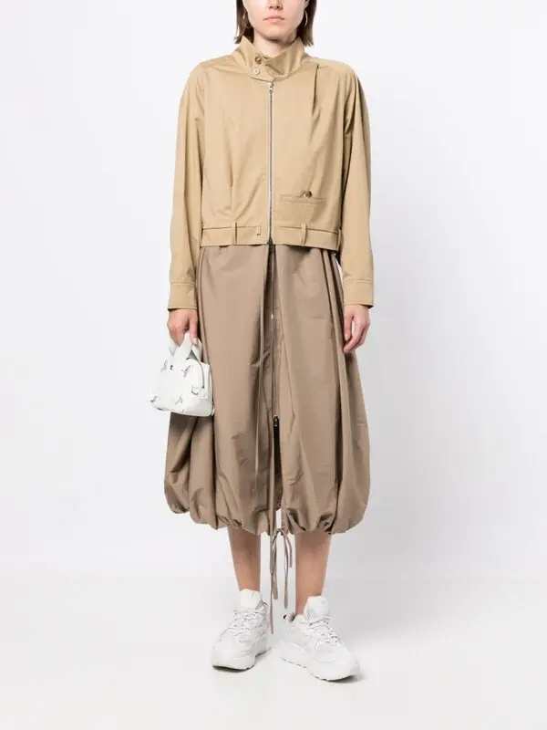 Goen.j Trouser-motif Bomber Jacket