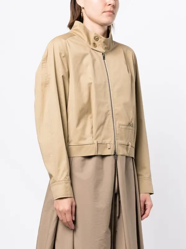 Goen.j Trouser-motif Bomber Jacket