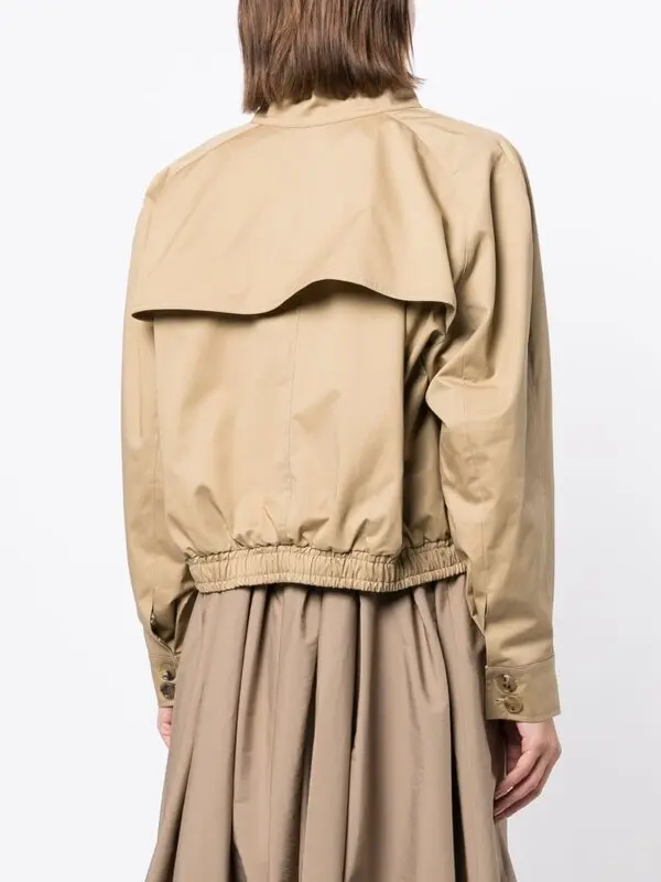Goen.j Trouser-motif Bomber Jacket