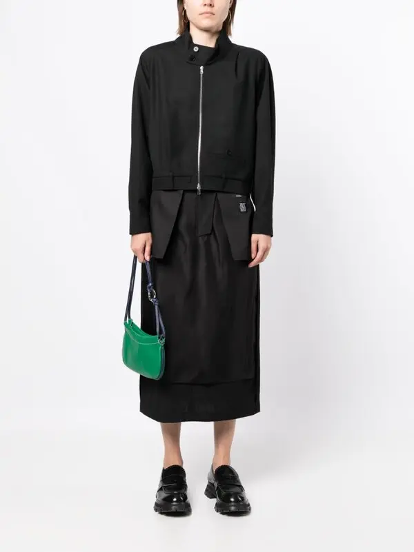 Goen.j Trouser-motif Bomber Jacket