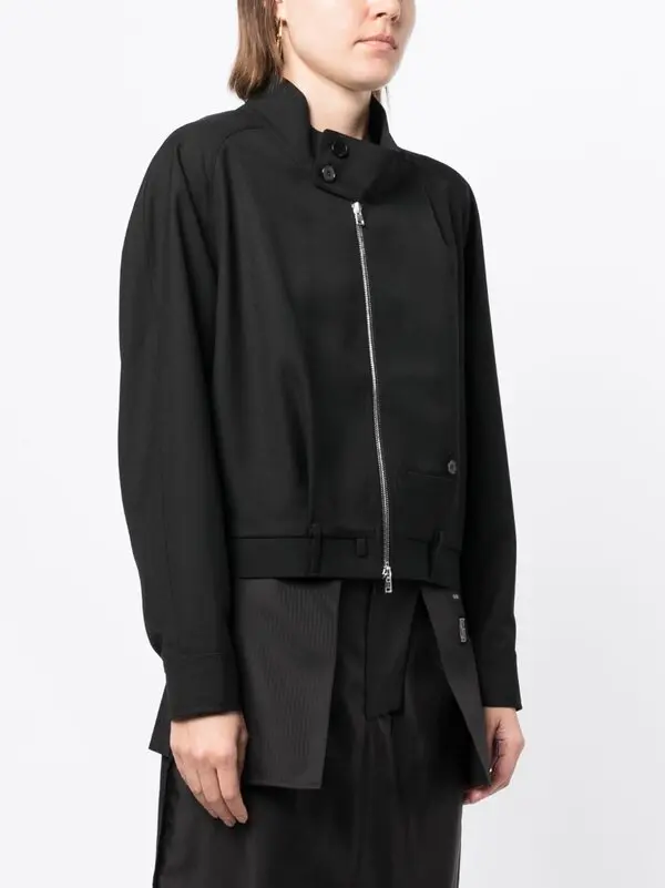 Goen.j Trouser-motif Bomber Jacket
