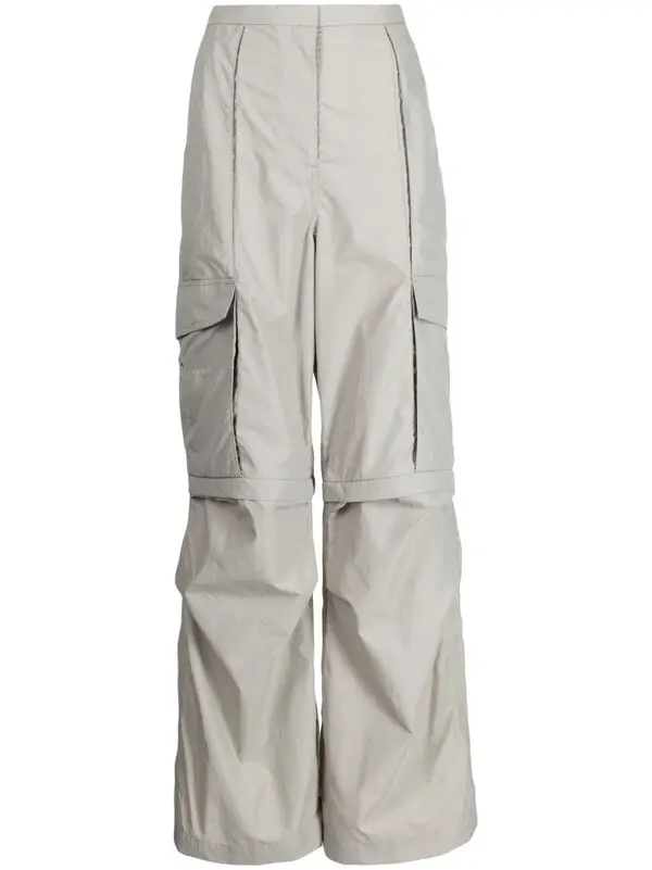 Goen.j Detachable-panel Cargo Pants - Grey