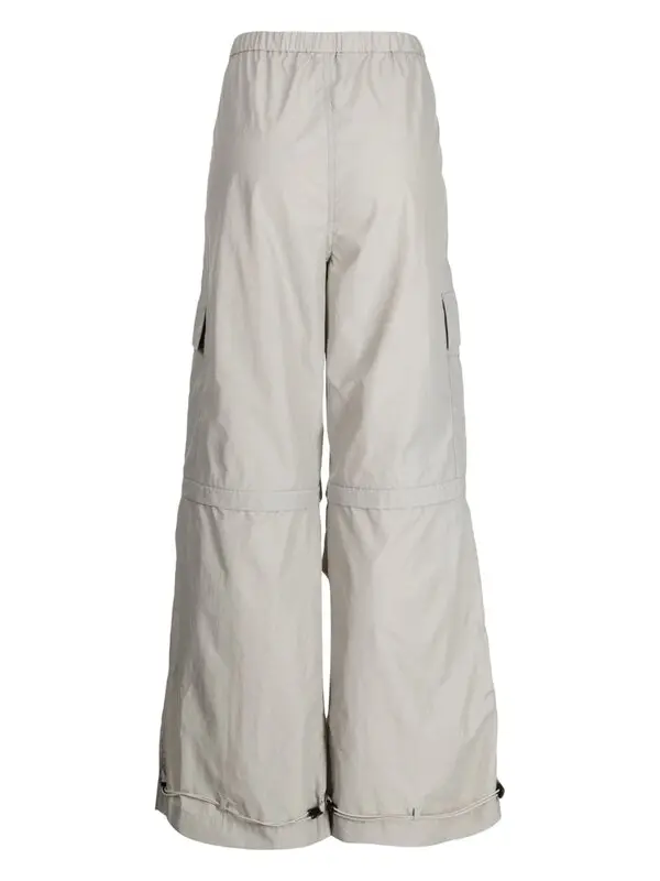 Goen.j Detachable-panel Cargo Pants - Grey