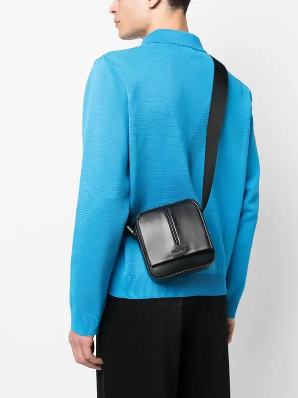 Calvin Klein Embossed Logo Messenger Bag