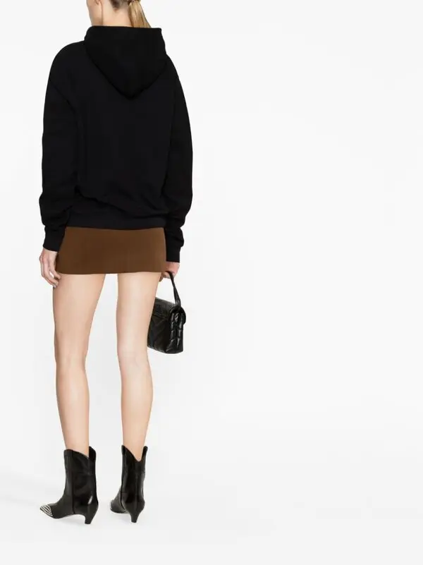 Saint Laurent Embroidered-logo Hoodie