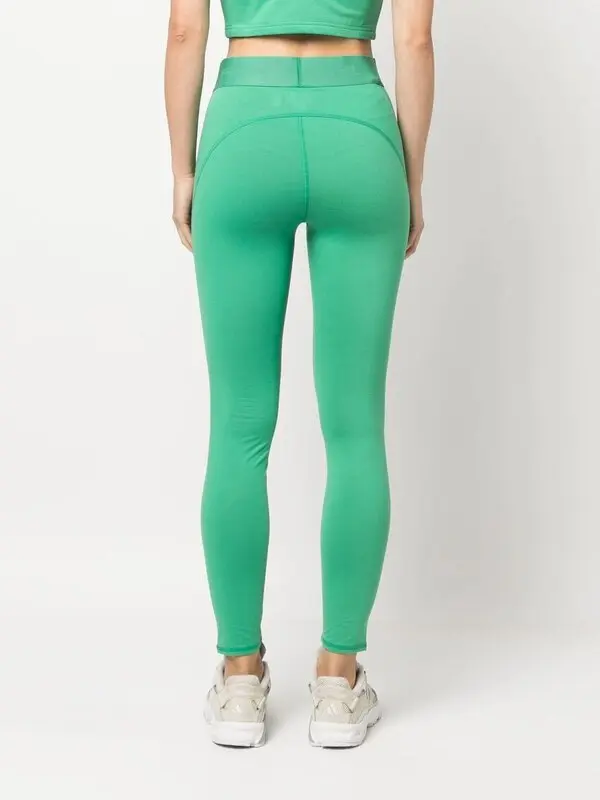 Rlx Ralph Lauren Logo-waist Cropped Leggings
