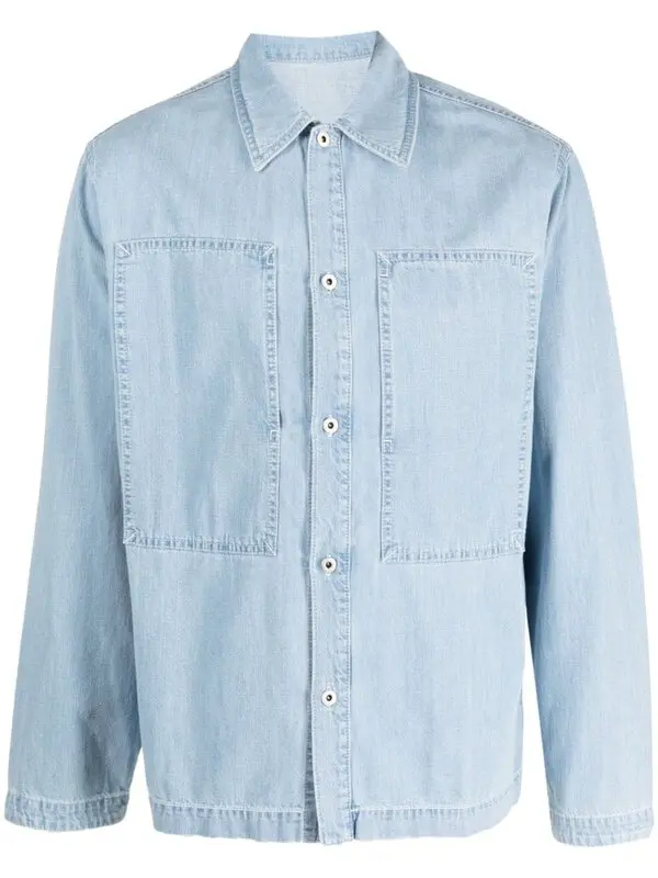 Kenzo Patch-design Denim Shirt