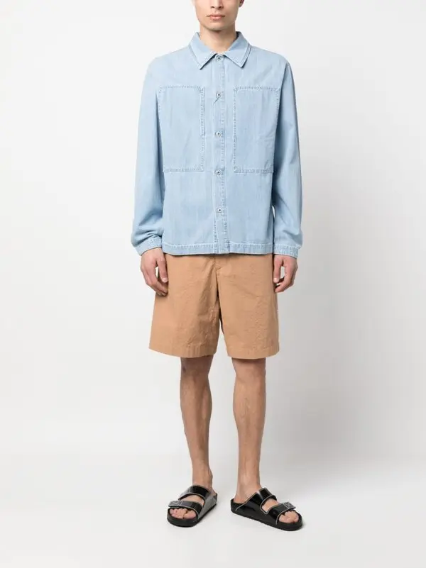 Kenzo Patch-design Denim Shirt