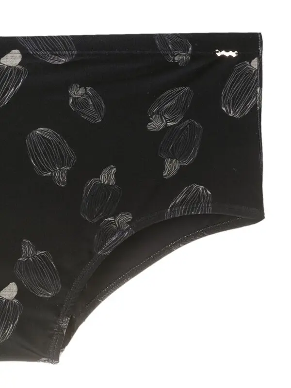 AMIR SLAMA Graphic-print Swim Trunks
