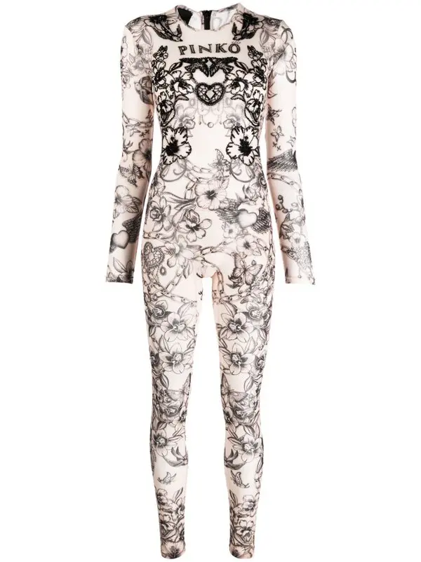 Pinko Tattoo-print Jumpsuit