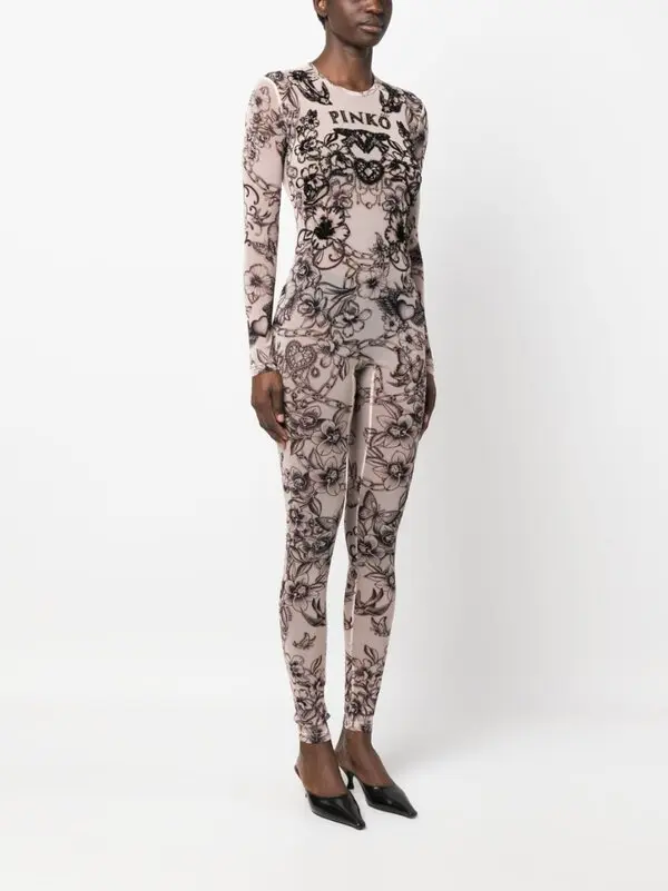 Pinko Tattoo-print Jumpsuit